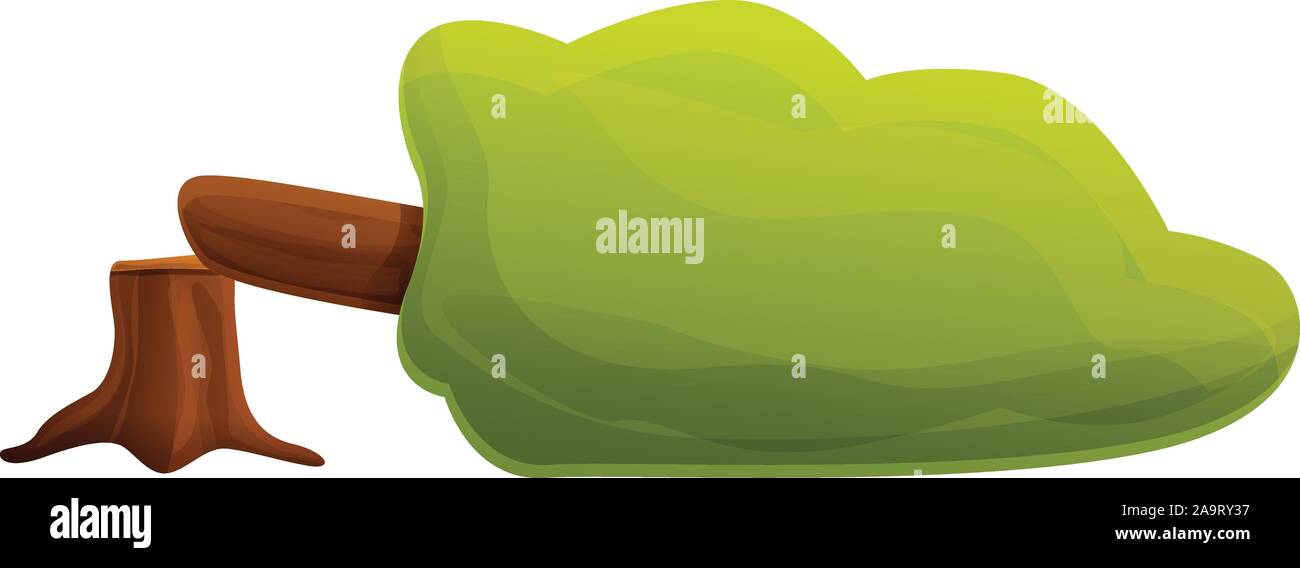 Cutted tree icon. Cartoon of cutted tree vector icon for web design ...