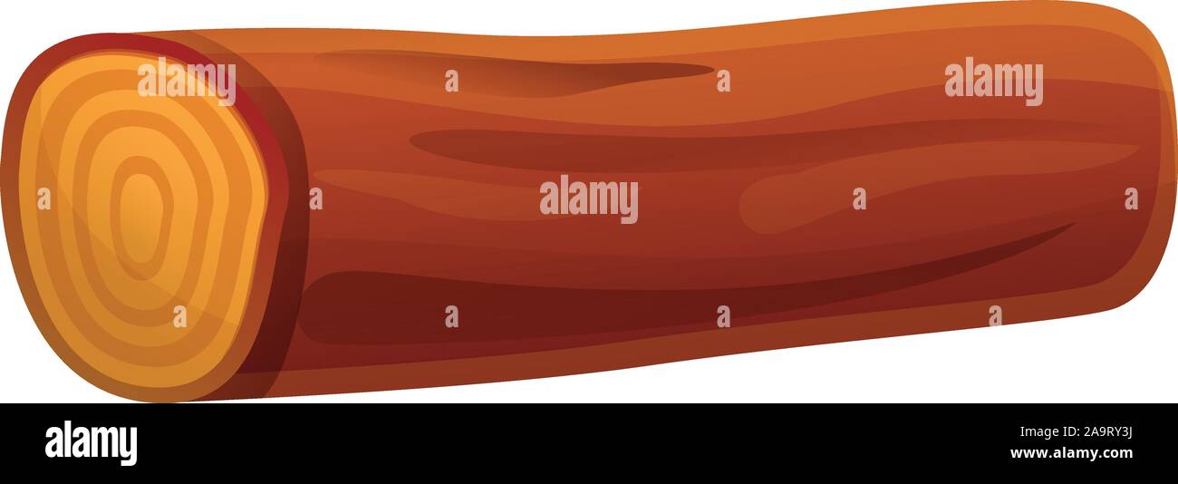 Half cutted tree icon. Cartoon of half cutted tree vector icon for web ...