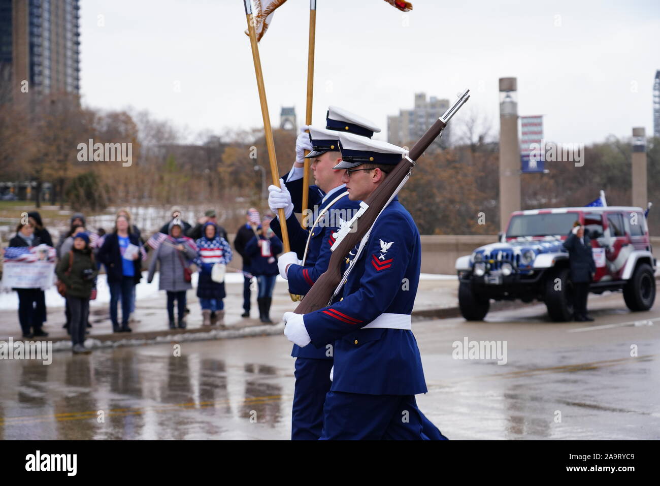 Many Veterans all over Wisconsin come out to Veterans Day Parade ...