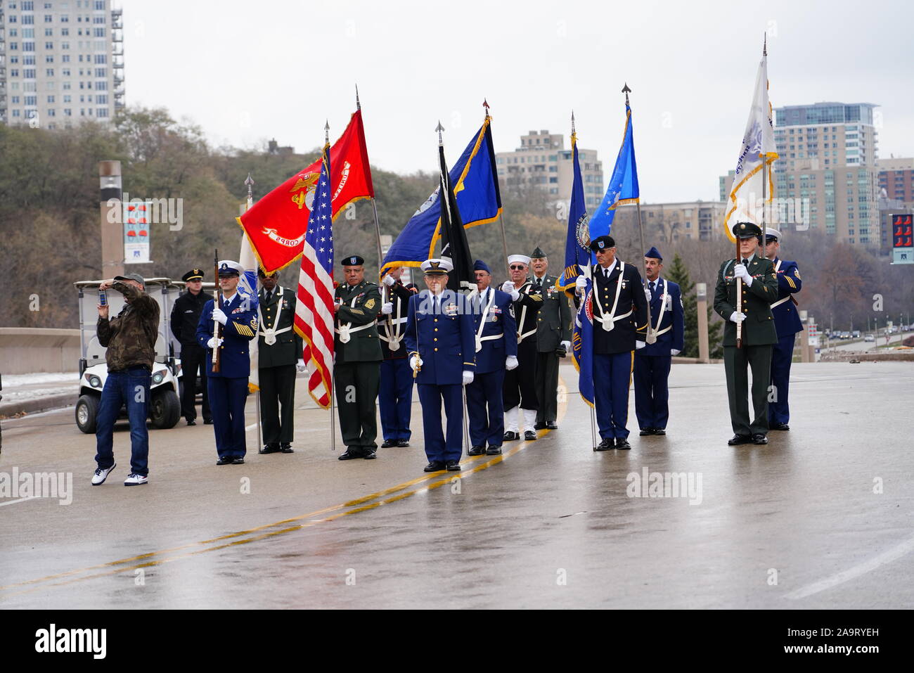 Many Veterans all over Wisconsin come out to Veterans Day Parade ...