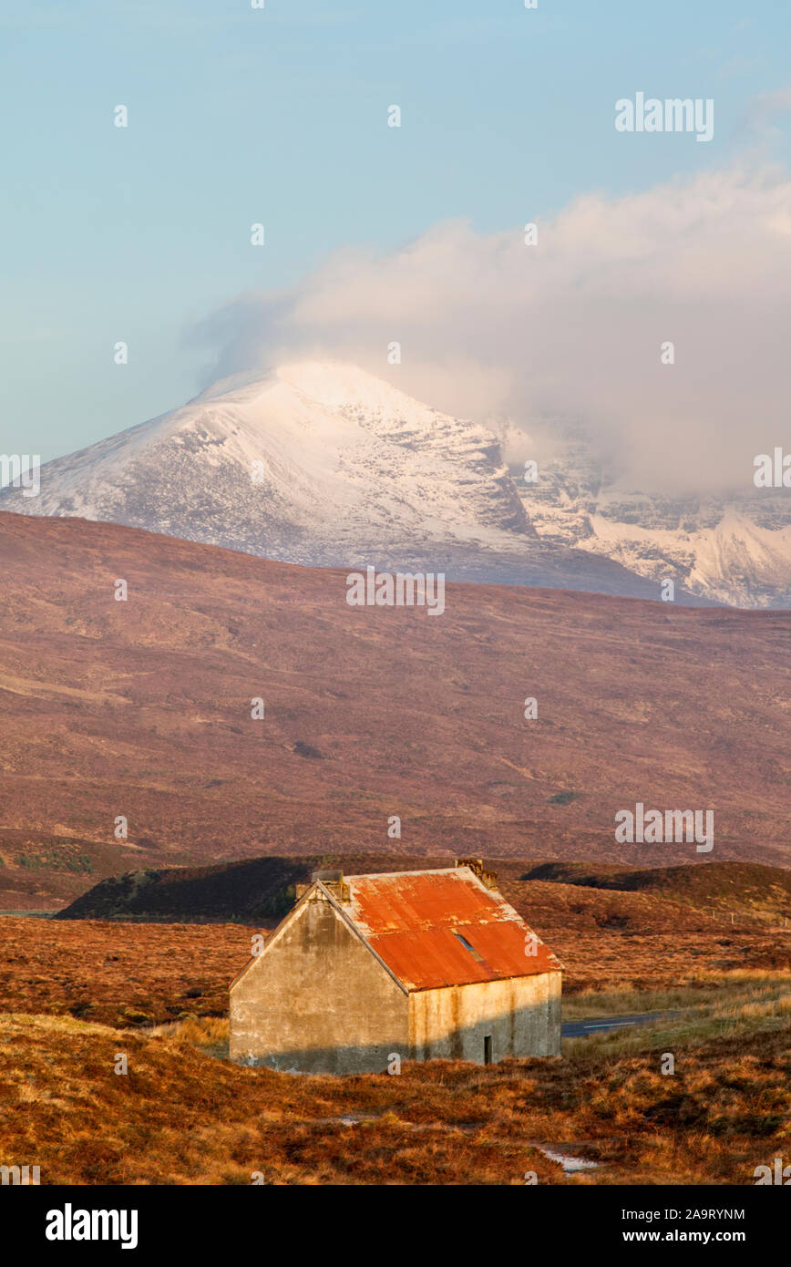 Abandoned house at Fain, North West Highlands Stock Photo - Alamy