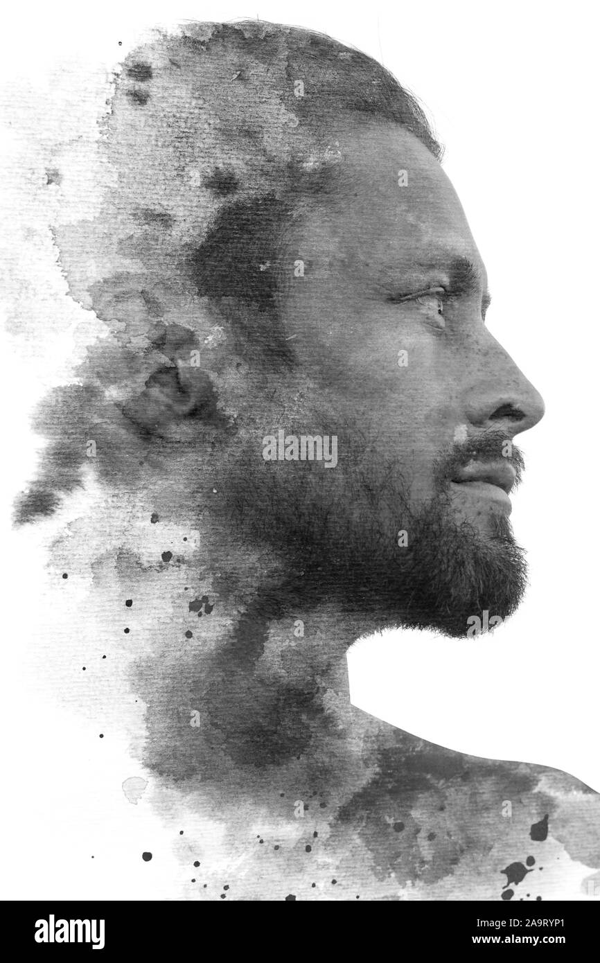 Ink Splatter Portraits