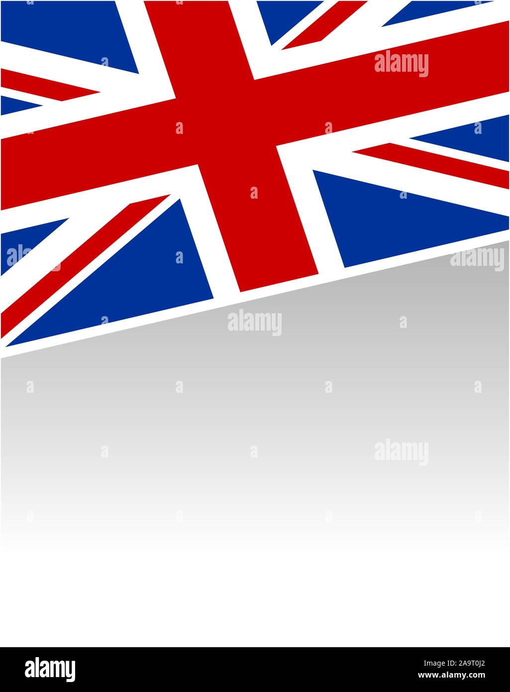 United Kingdom flag frame background with empty space for your text ...