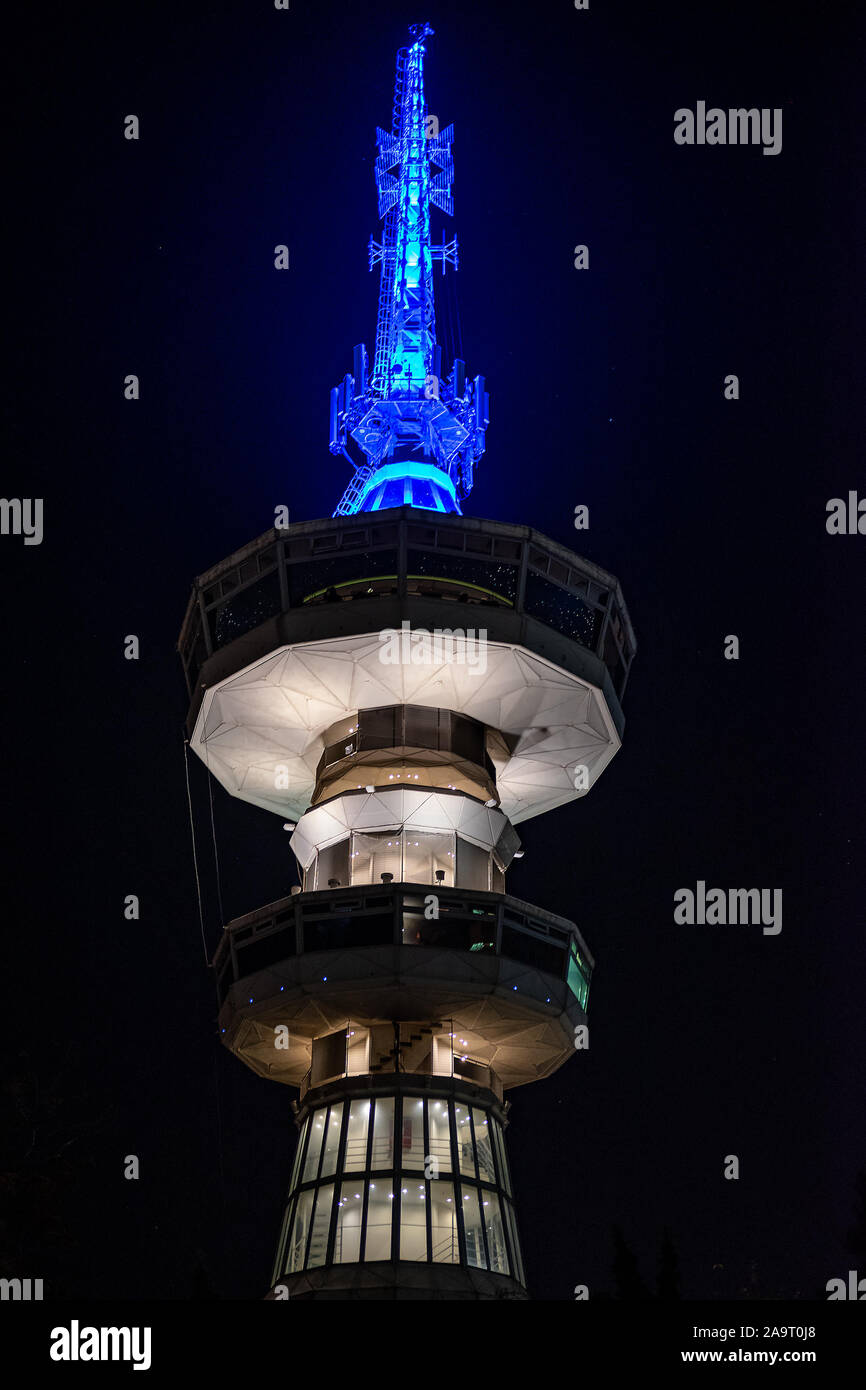 OTE Tower in city of Thessaloniki, Central Macedonia, Greece ...
