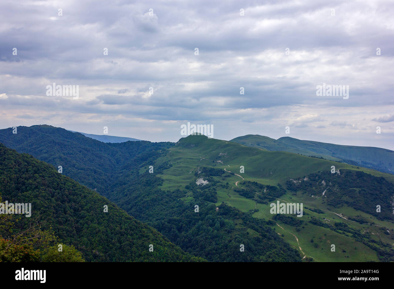 Russian region, Chechen Republic, Caucasus Mountains Stock Photo - Alamy