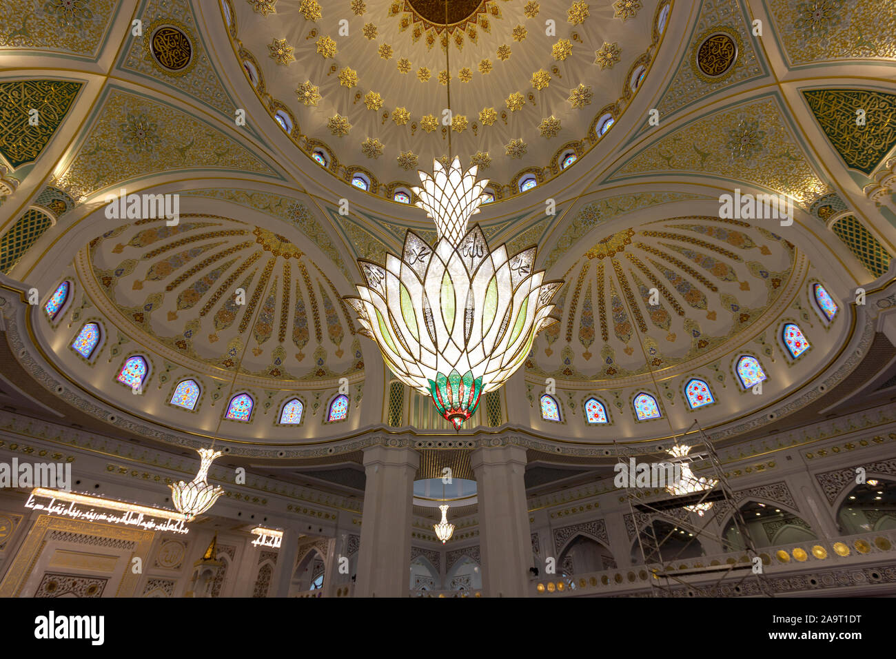 Shali City, Chechen Republic, Russia. The largest mosque in Europe ...