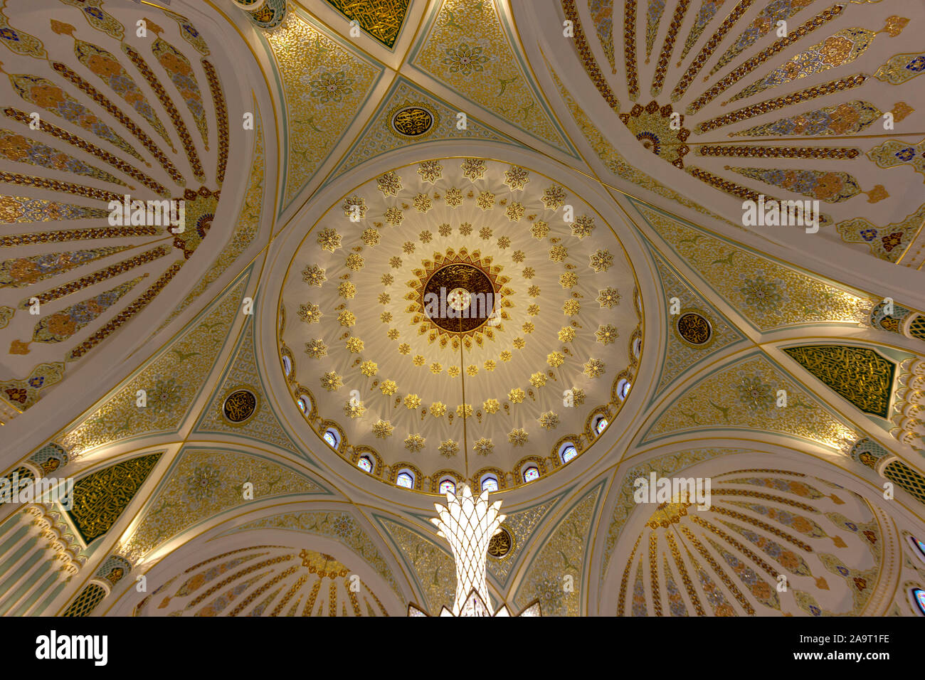 Shali City, Chechen Republic, Russia. The largest mosque in Europe ...