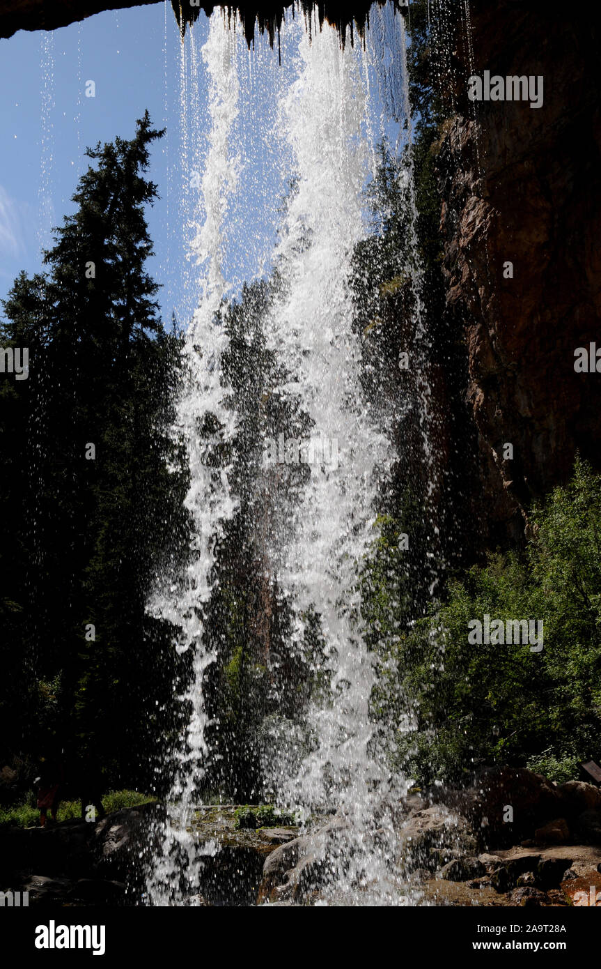 Spouting Rock, a much larger waterfall than those of its more famous ...