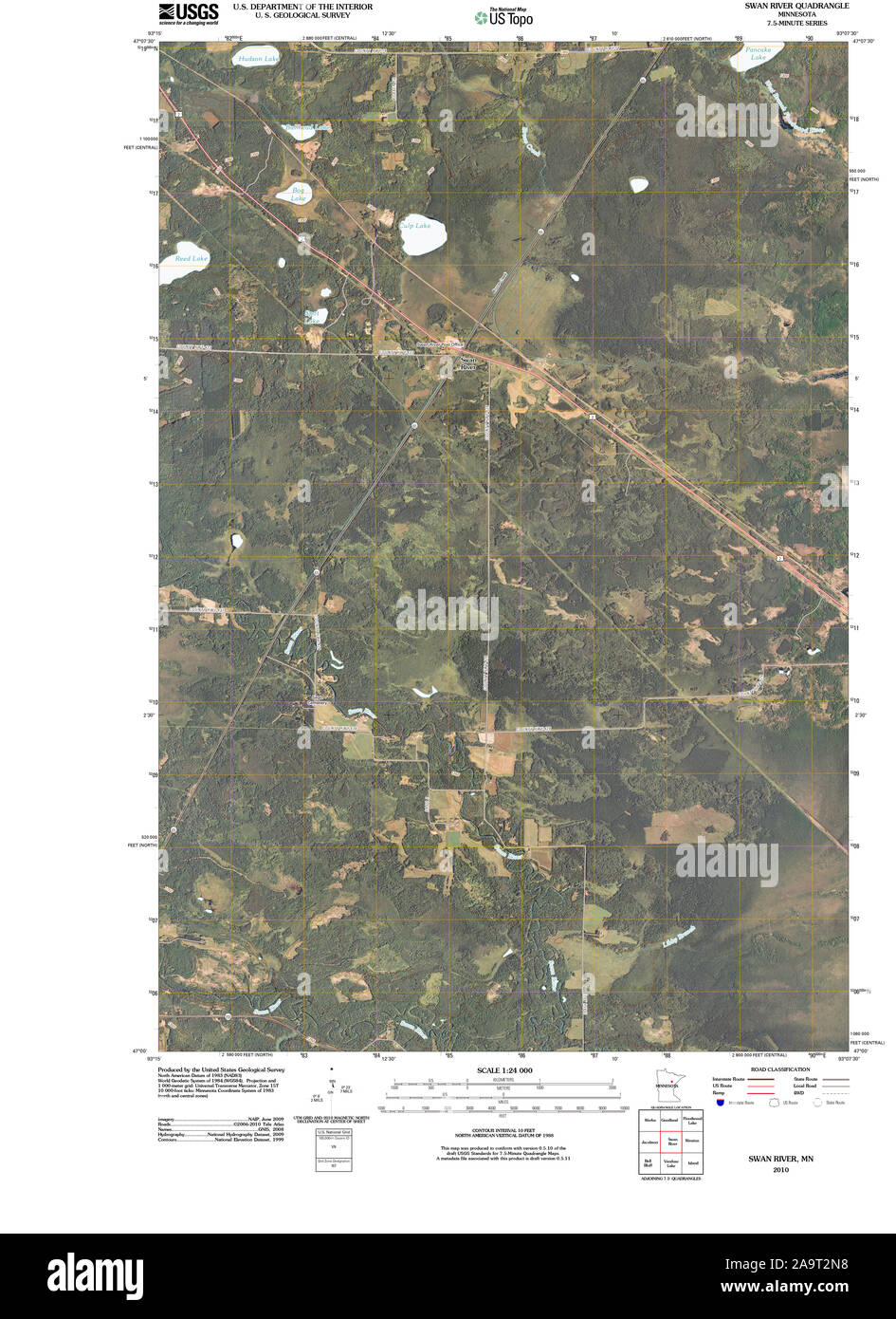 Swan river map hi-res stock photography and images - Alamy