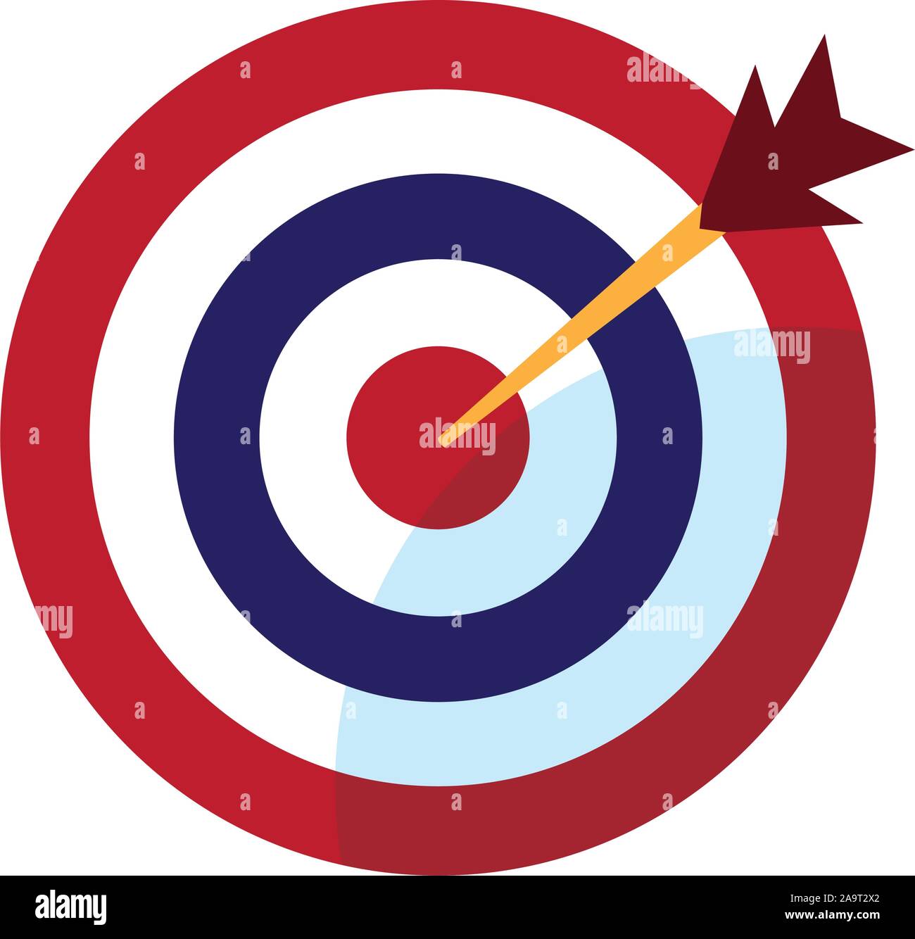 sport target shooting flat style icon vector illustration design Stock ...