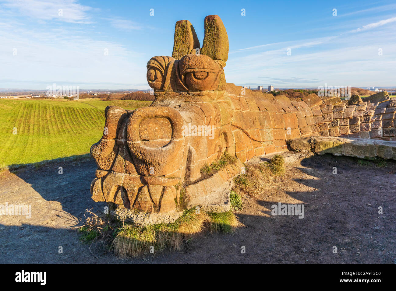 Stone carved dragon, The Great Protector of Irvine and Guardian of ...