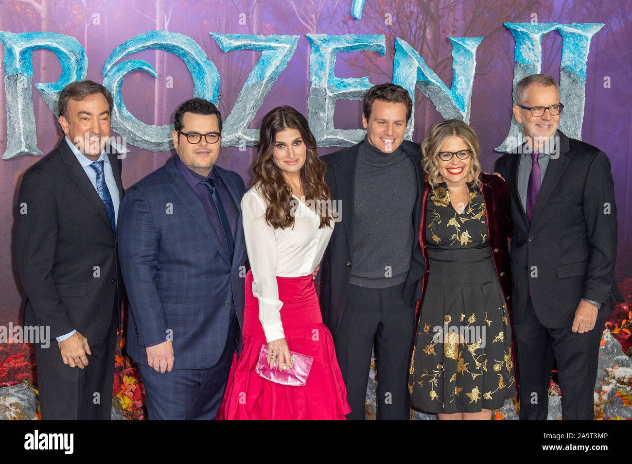 London, United Kingdom. 17 November 2019. Peter Del Vecho, Josh Gad ...