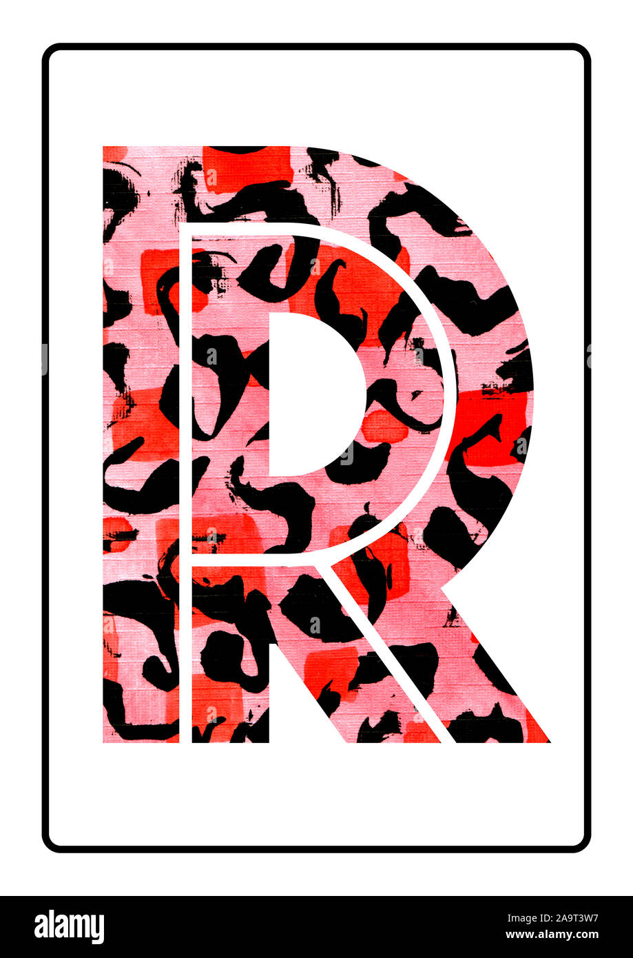 Graffiti alphabet red blue 3d hi-res stock photography and images - Alamy