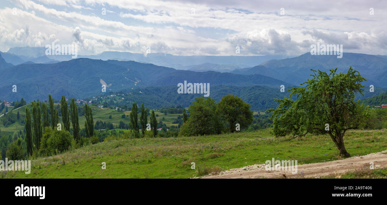 Russian yurt landscape hi-res stock photography and images - Alamy