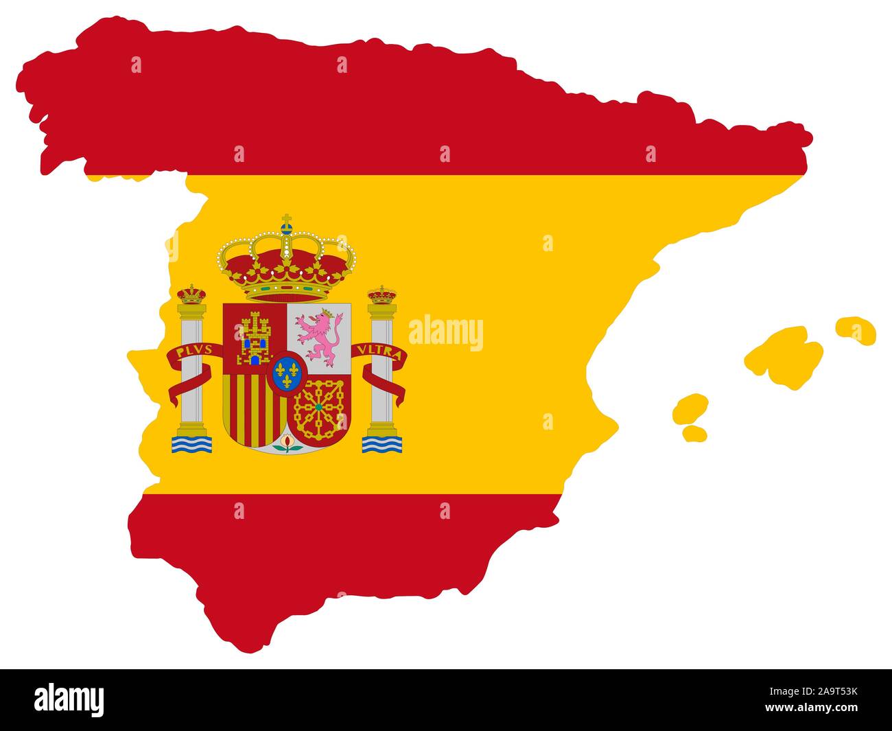 Spain eps map hi-res stock photography and images - Alamy