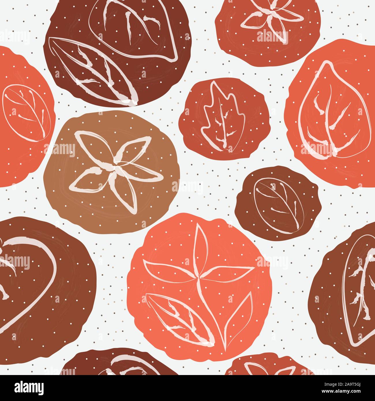 Terracotta Abstract Seamless Pattern. Modern Digital Design. Modern ...