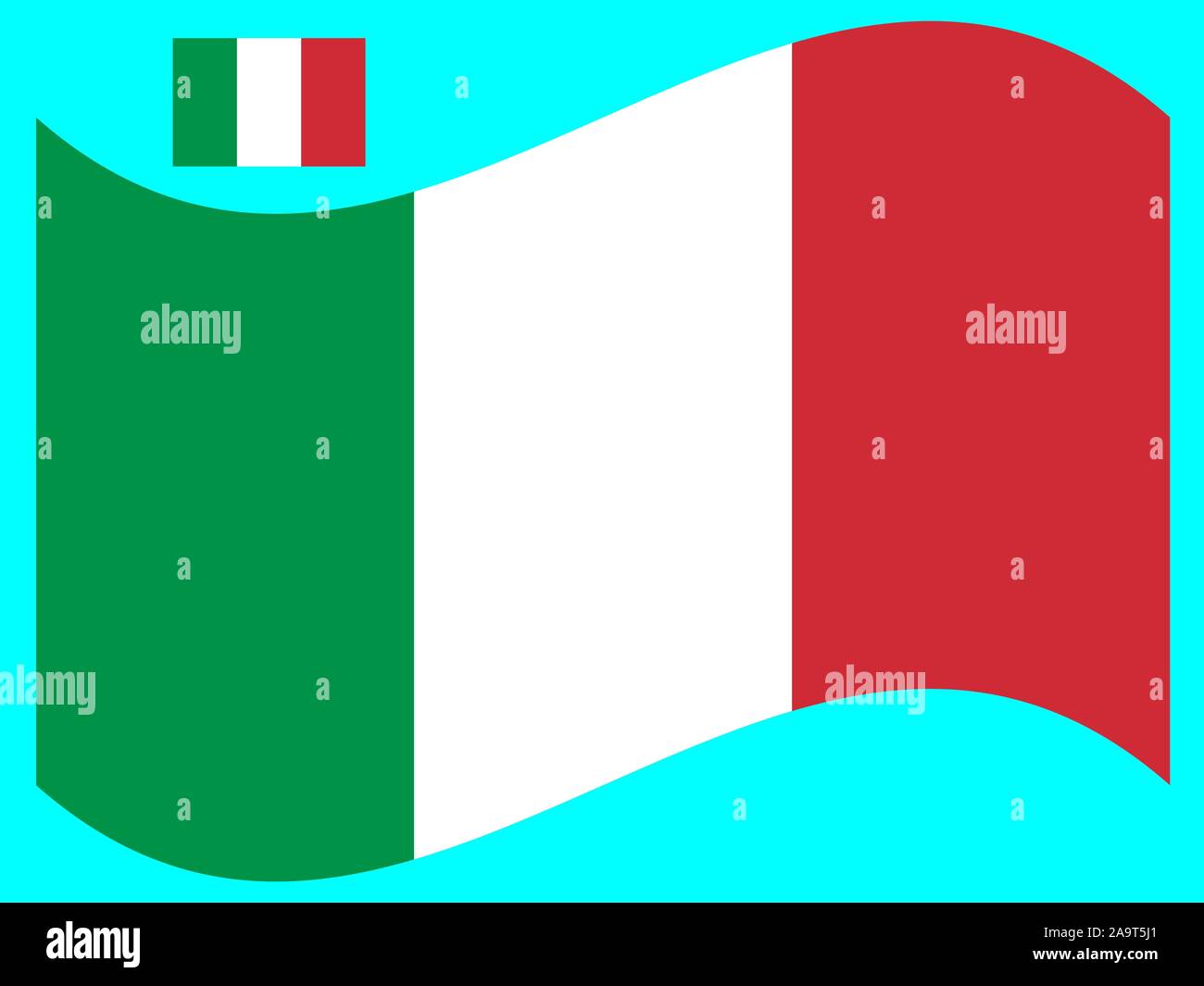 Wave Flag of Italy Vector illustration Eps 10 Stock Vector Image & Art ...