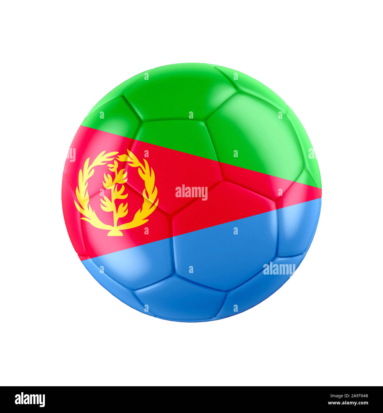 Soccer ball eritrea flag hi-res stock photography and images - Alamy