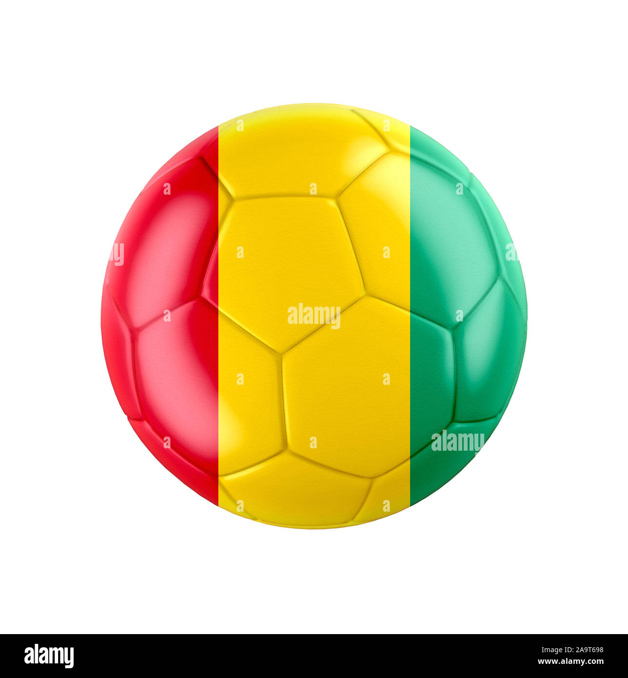 Football ball guinea flag hi-res stock photography and images - Alamy