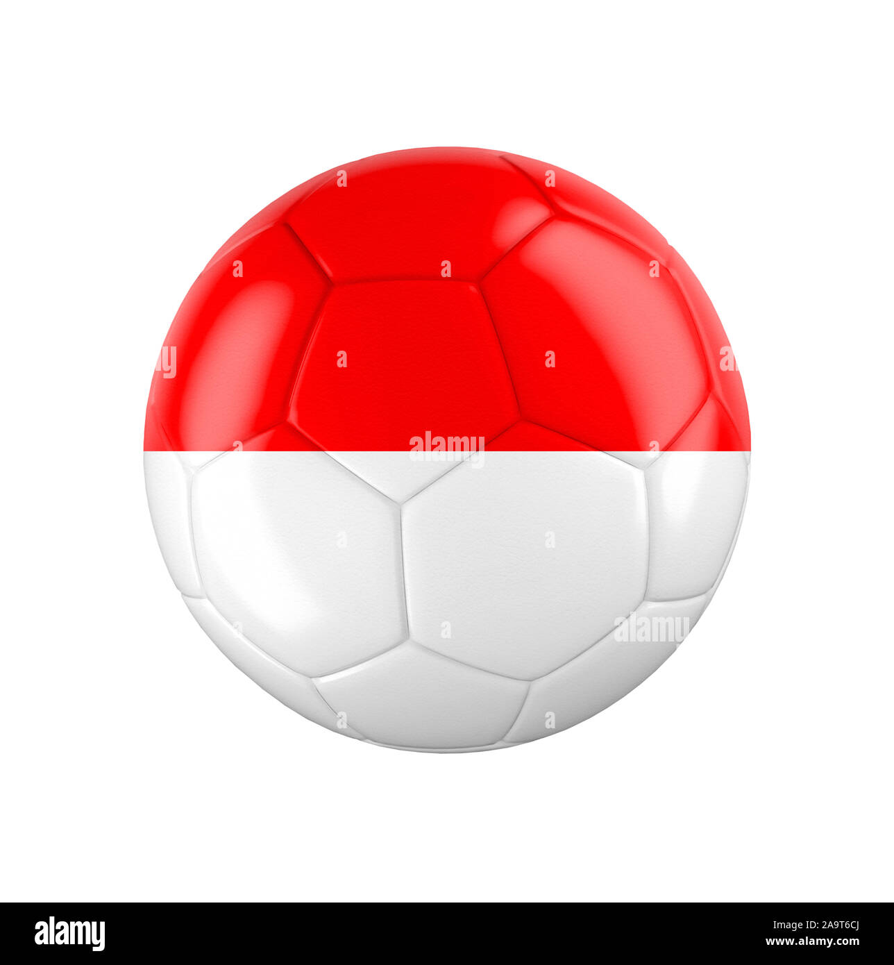 Soccer football ball with flag of Indonesia Stock Photo - Alamy