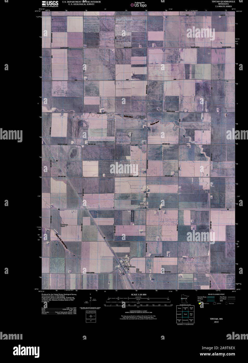 Map of tintah hi-res stock photography and images - Alamy