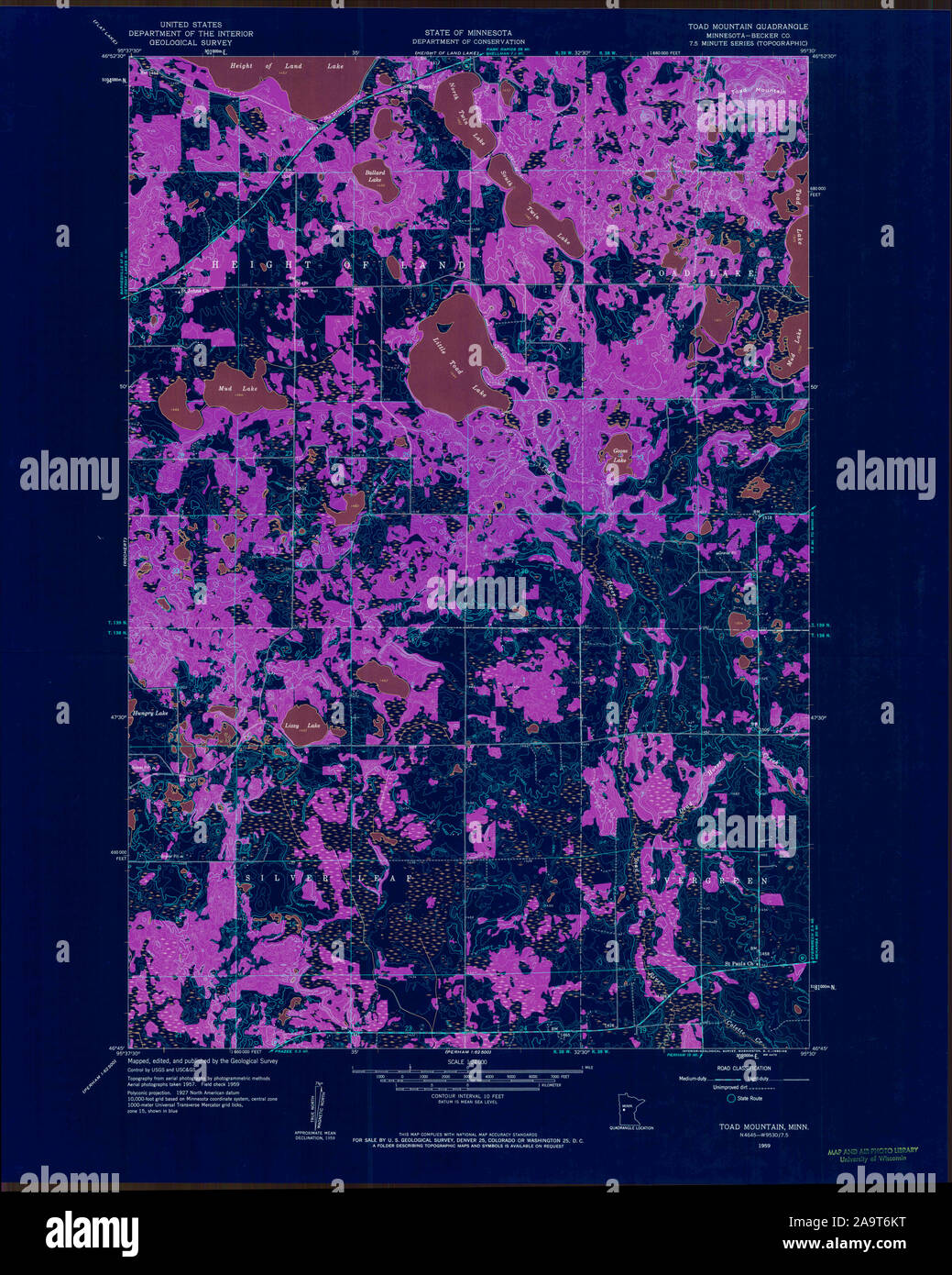 Toad map hi-res stock photography and images - Alamy