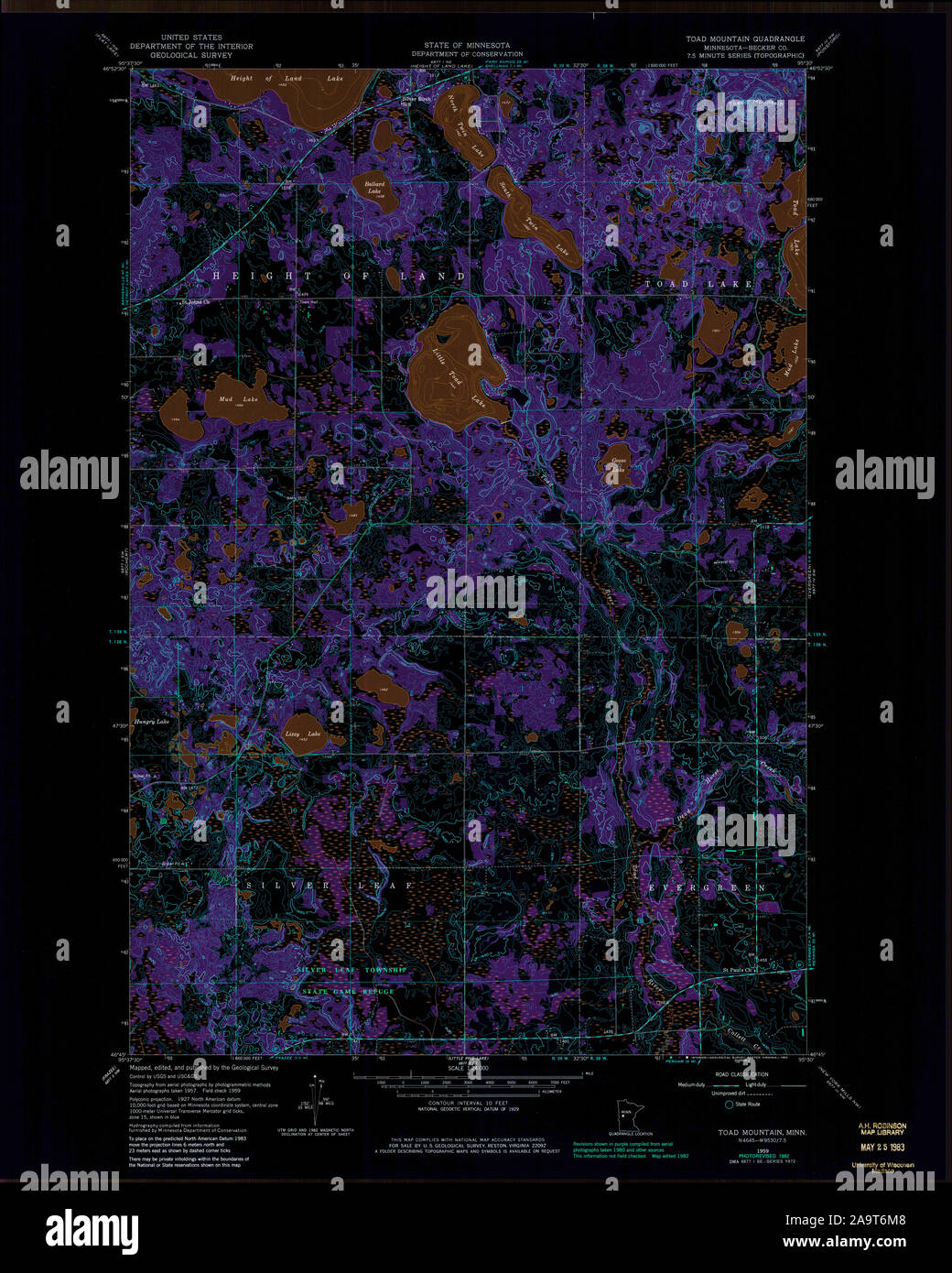 Toad map hi-res stock photography and images - Alamy