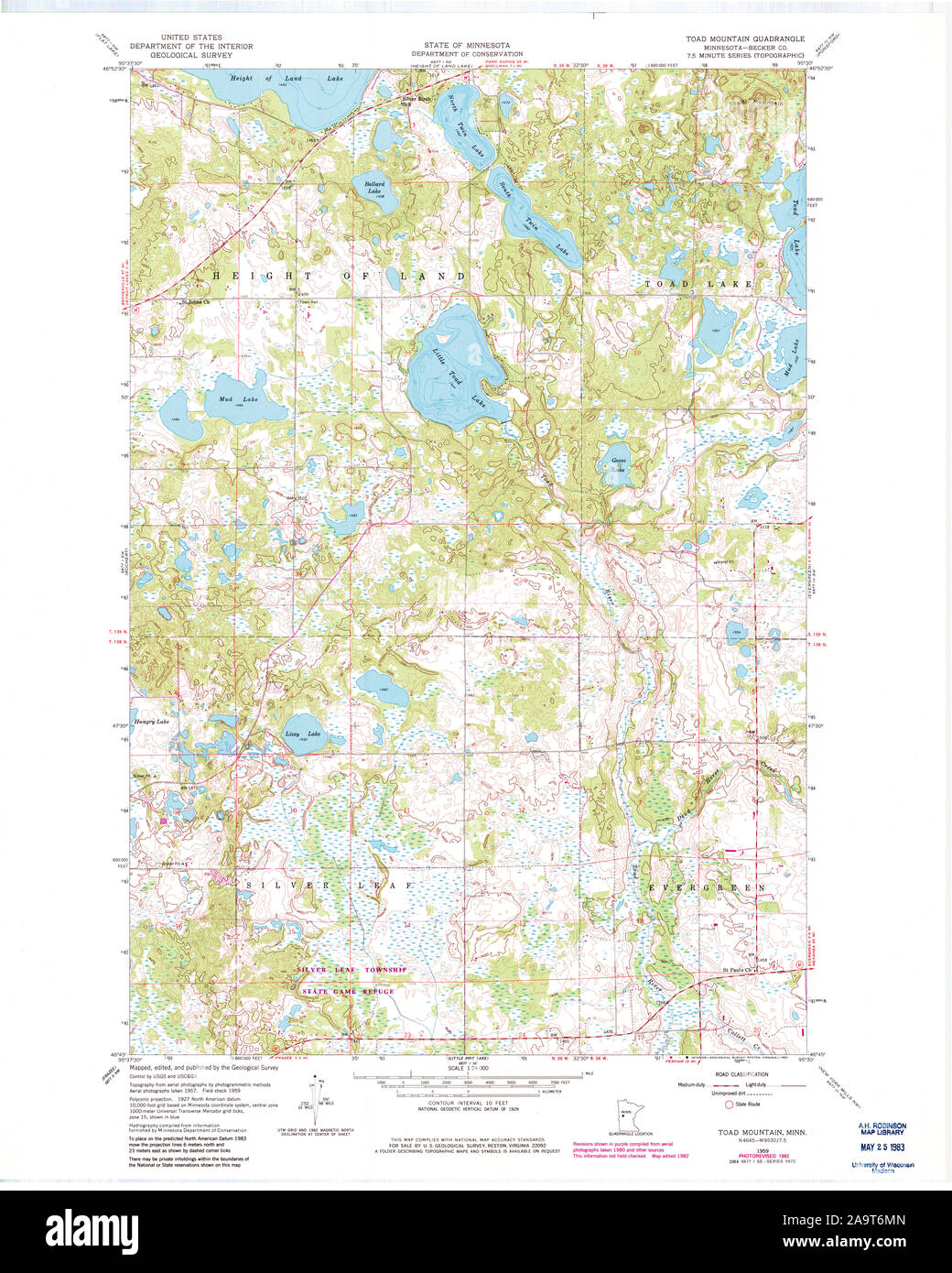 Toad map hi-res stock photography and images - Alamy