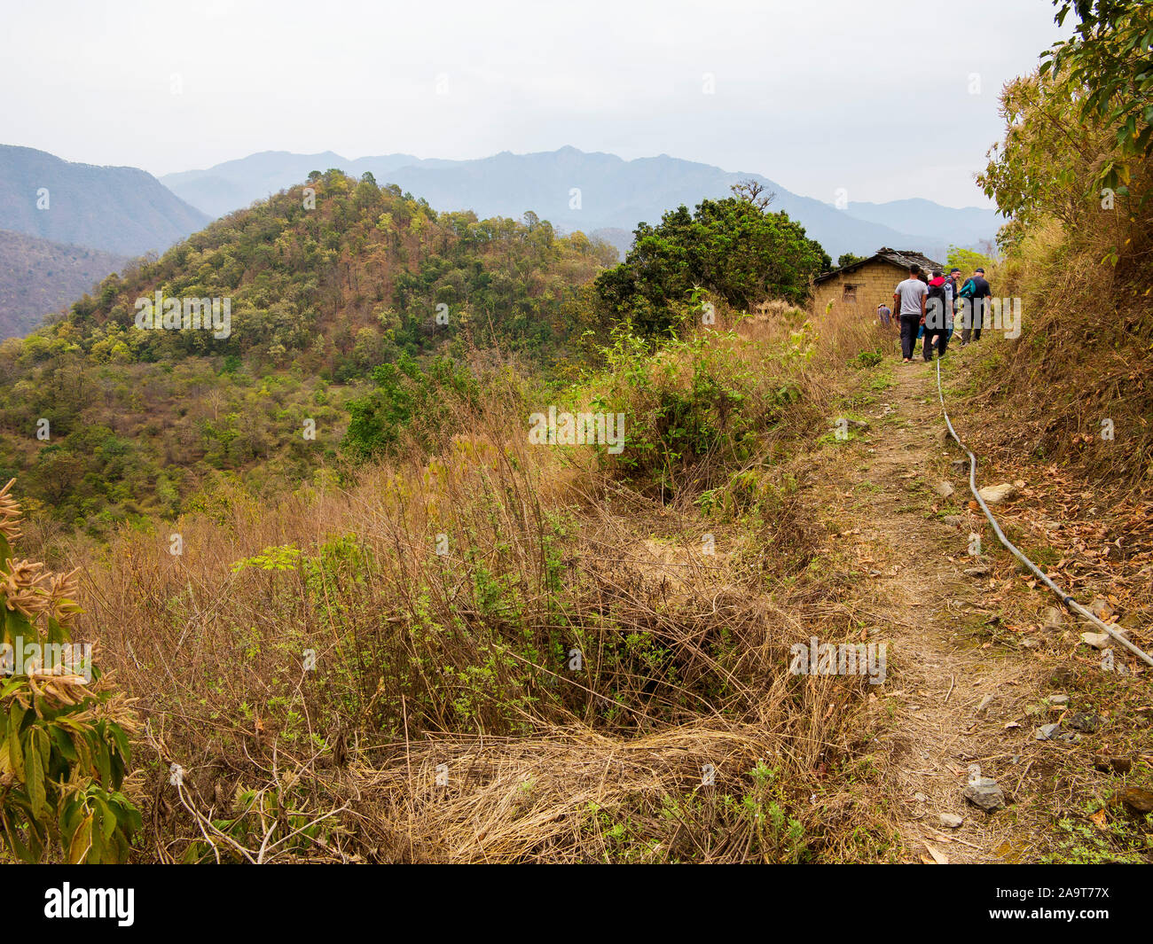 Walking through the abandoned Thak village, made famous by Jim Corbett ...