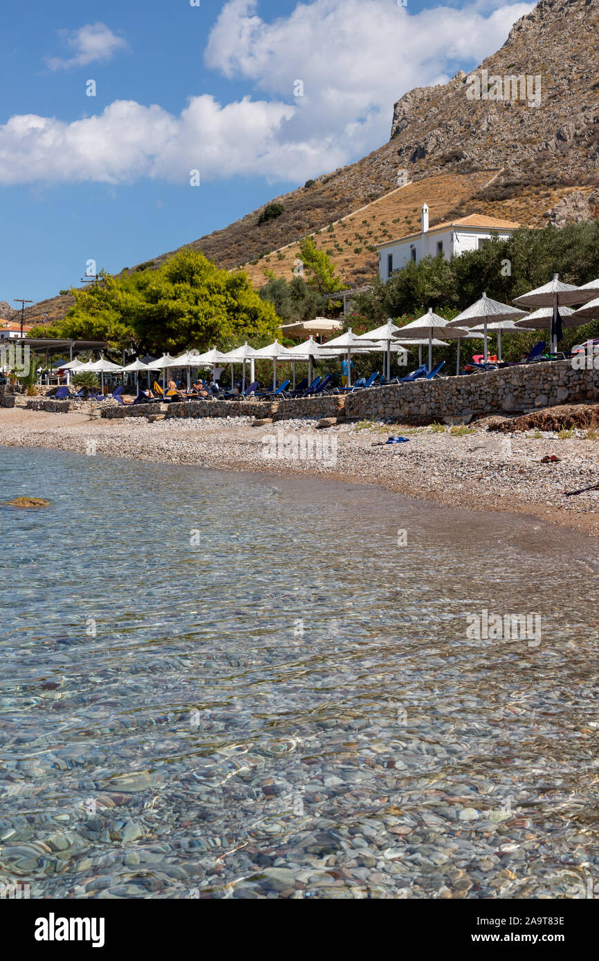 Hydra plakes beach hi-res stock photography and images - Alamy