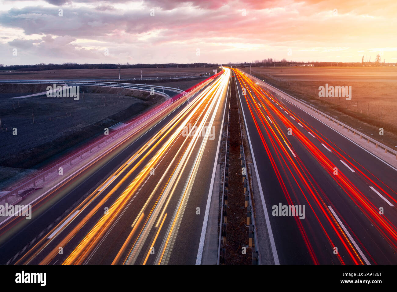 Fast moving road in the summer hi-res stock photography and images - Alamy