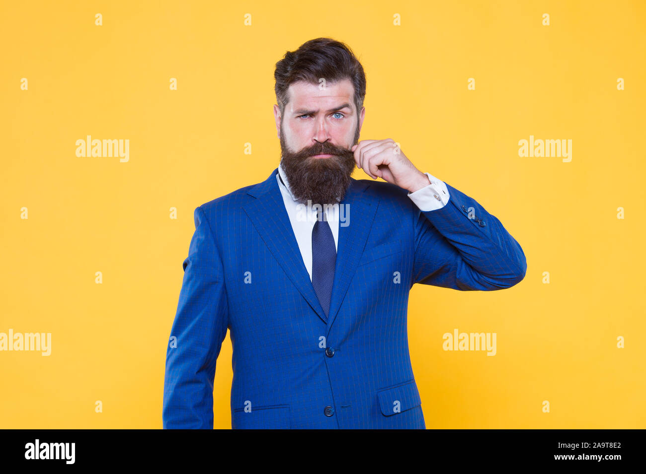 Serious motivated entrepreneur. businessman formal suit. handsome ...