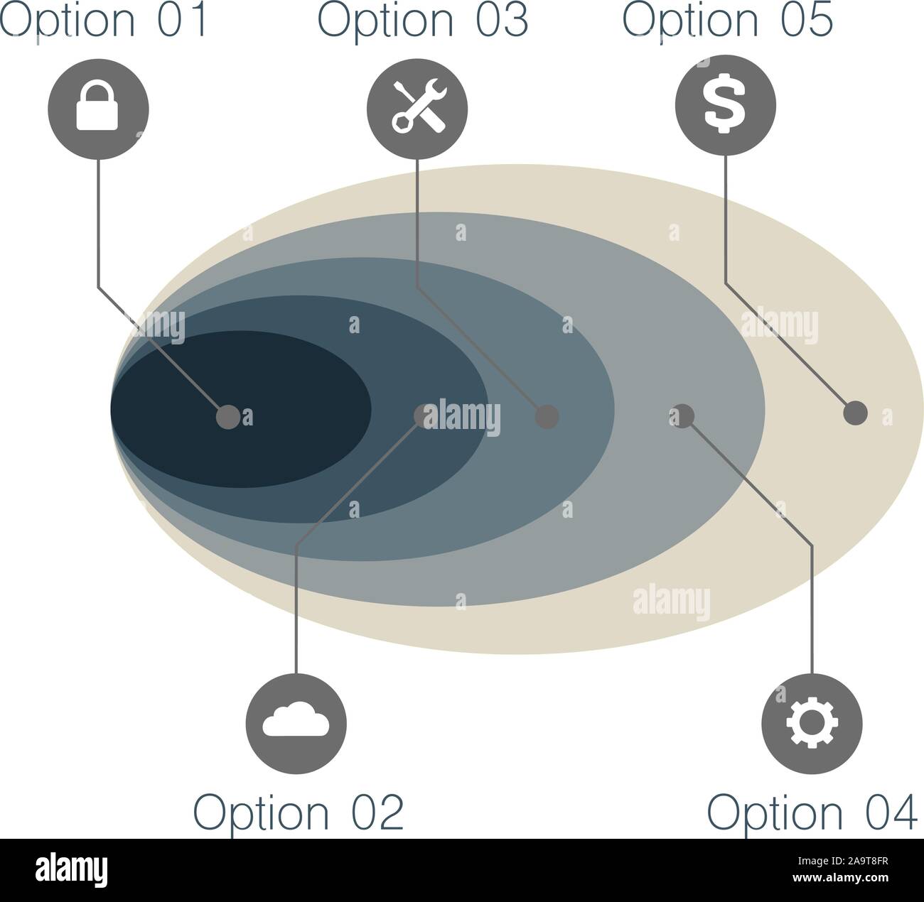 Overlapping ovals Stock Vector Images - Alamy