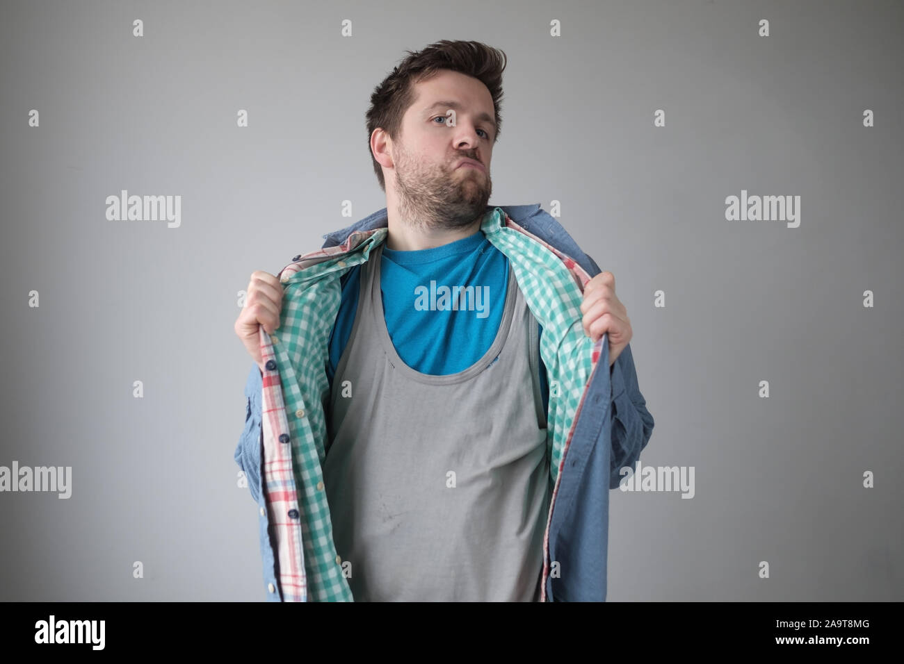 Man bad clothes taste hi-res stock photography and images - Alamy