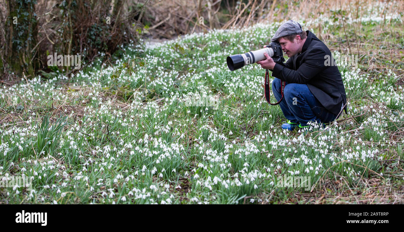 Oliver Hellowell Photographer with Down Syndrome out and about creating ...