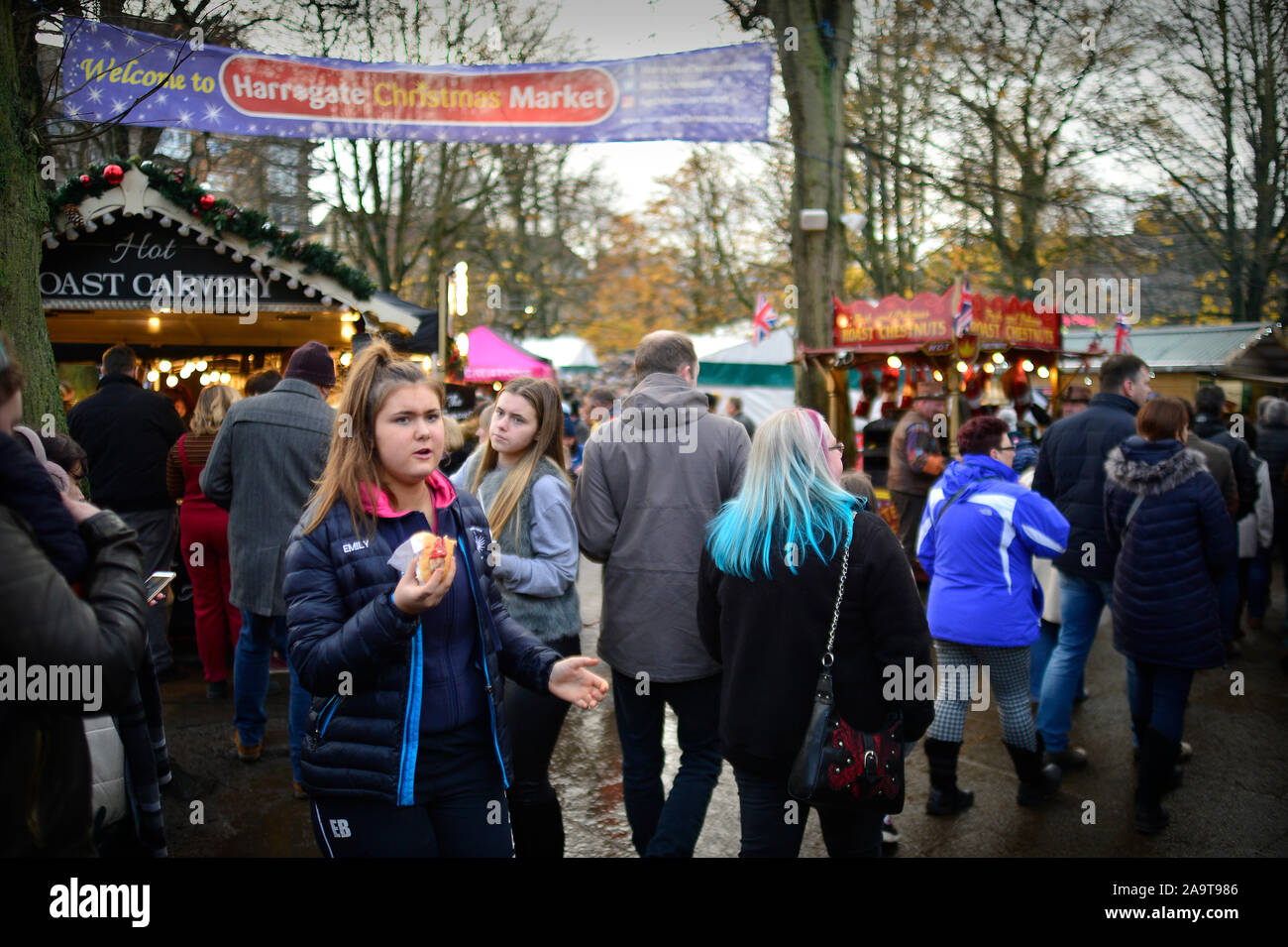 Harrogate Christmas Market Yorkshire England UK Stock Photo - Alamy