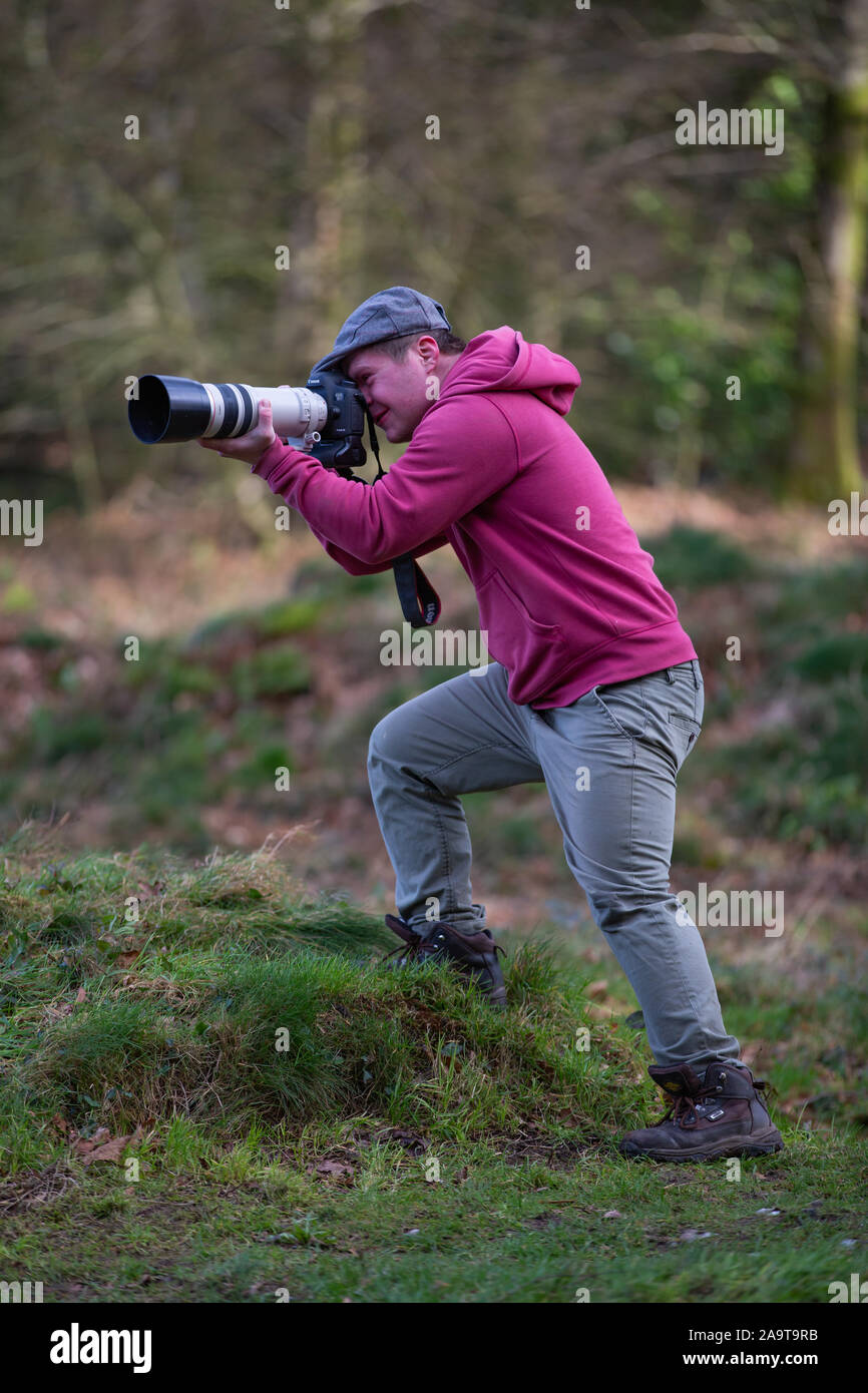 Oliver Hellowell Photographer with Down Syndrome out and about creating ...