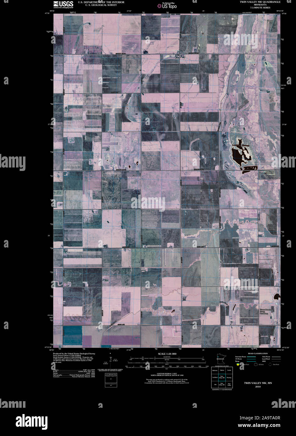 Map of twin valley hi-res stock photography and images - Alamy