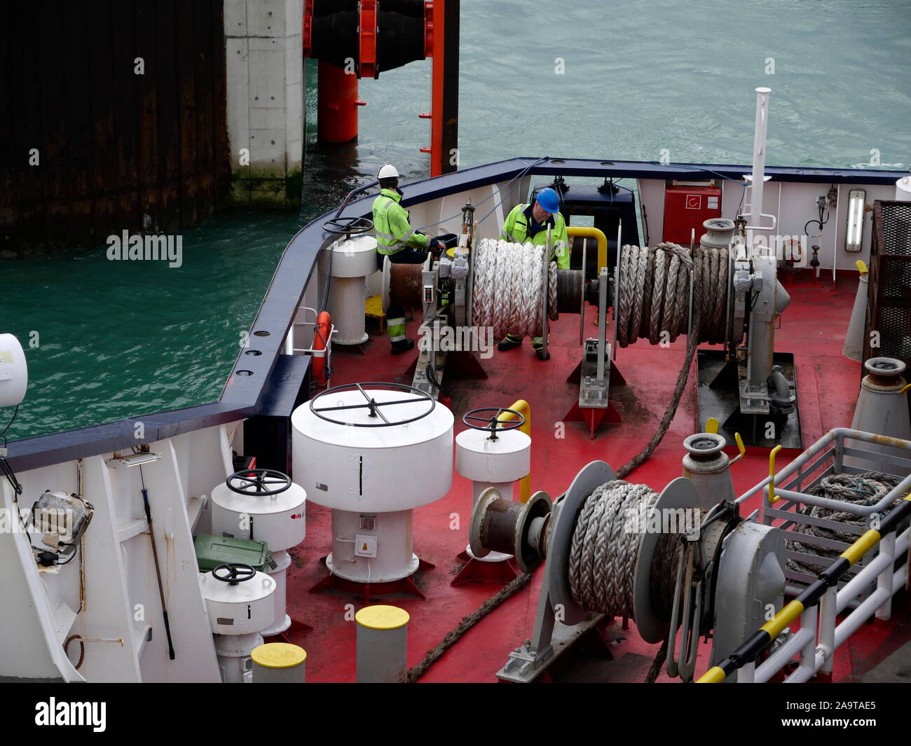 A sailor on the deck of a ship hi-res stock photography and images - Alamy