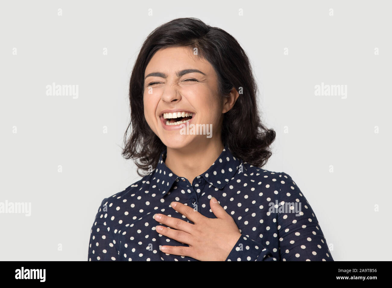 Laughing Indian Woman Face