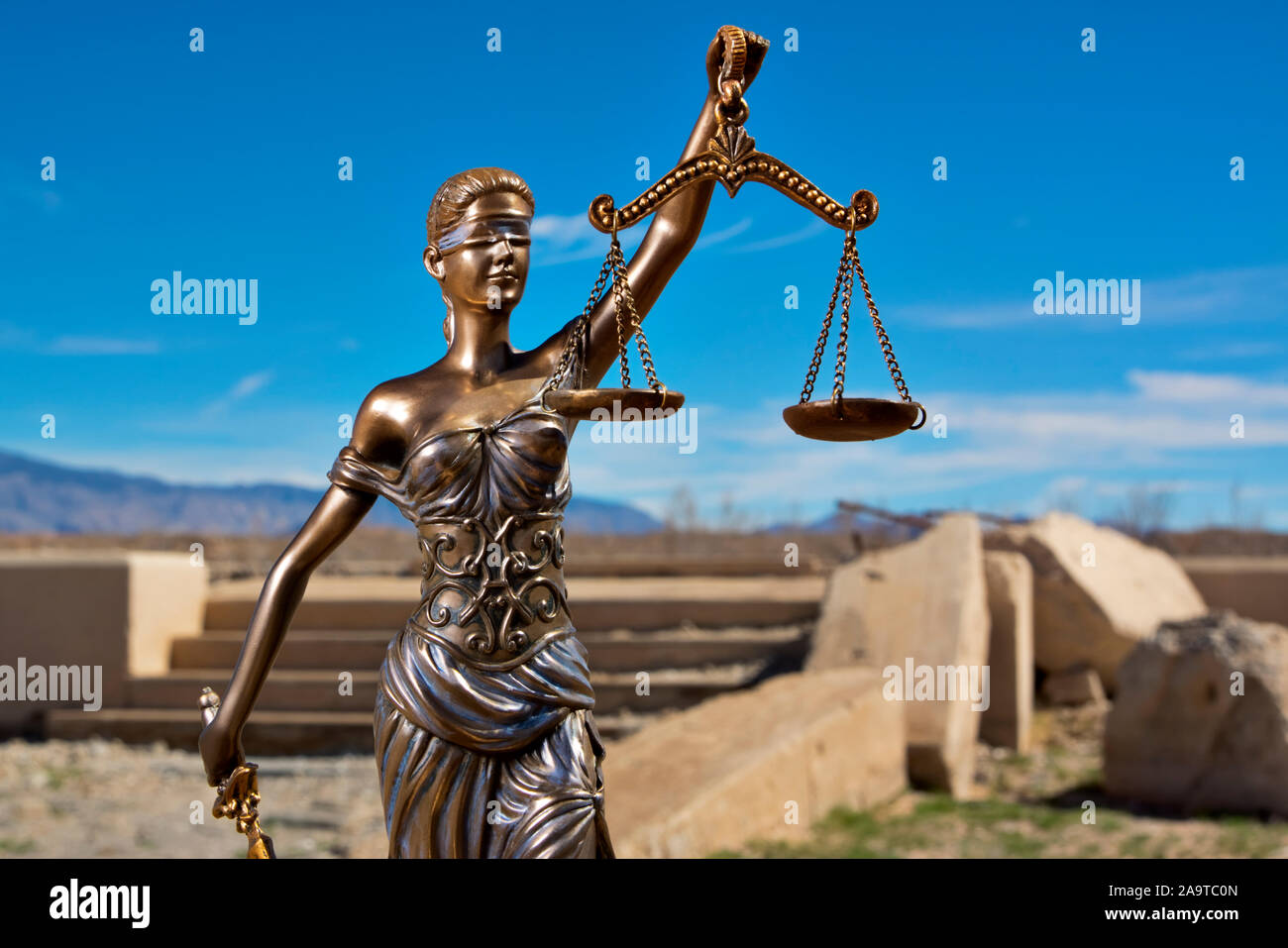 Themis statue hi-res stock photography and images - Alamy