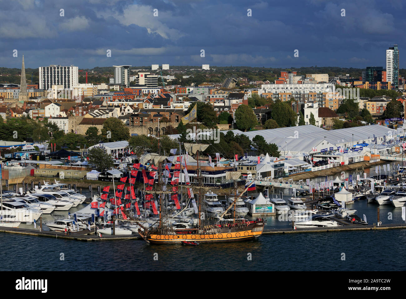 Marina, Port of Southampton, Hampshire, England, United Kingdom Stock ...