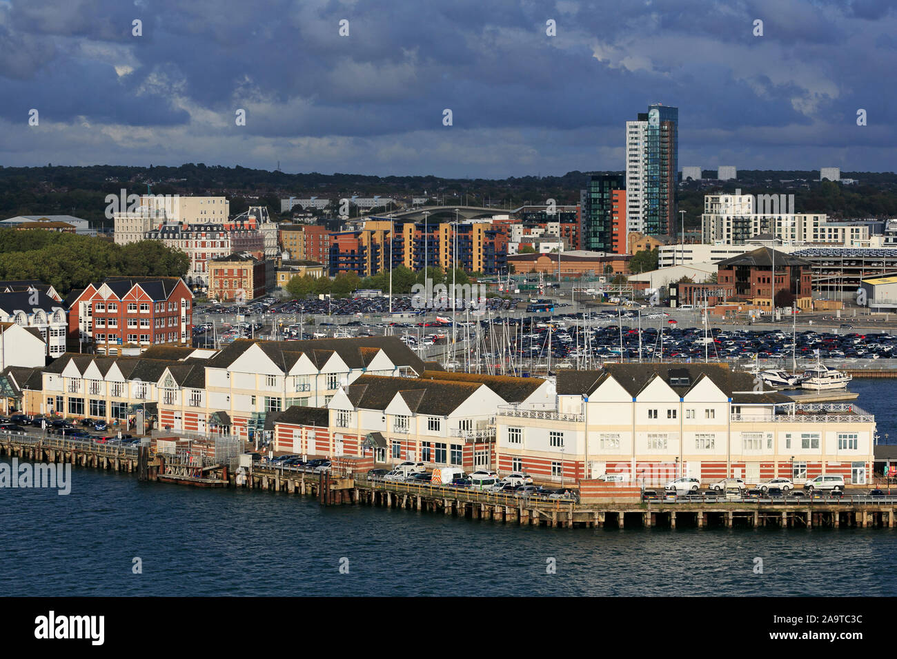 Town Quay, Port of Southampton, Hampshire, England, United Kingdom ...