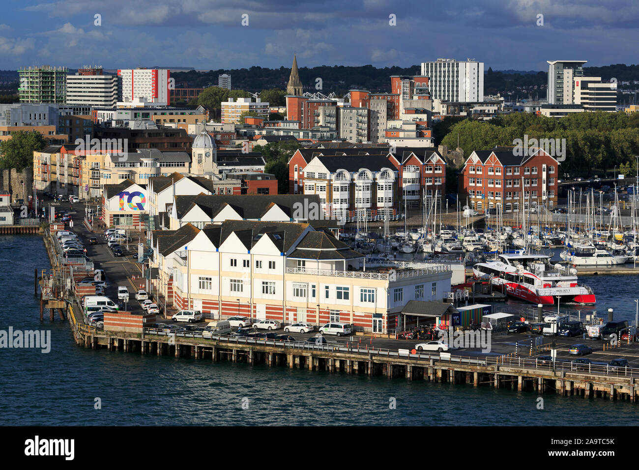 Town Quay, Port of Southampton, Hampshire, England, United Kingdom ...
