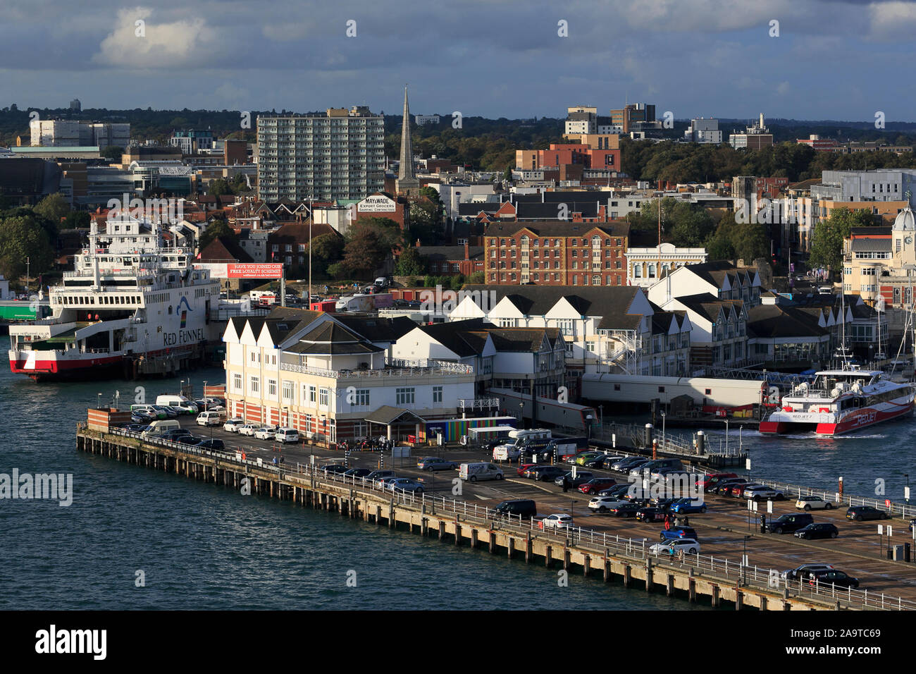 Town Quay, Port of Southampton, Hampshire, England, United Kingdom ...