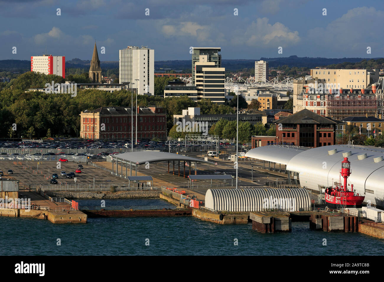 Calshot Spit Lightship, Southampton, Hampshire, England, United Kingdom ...