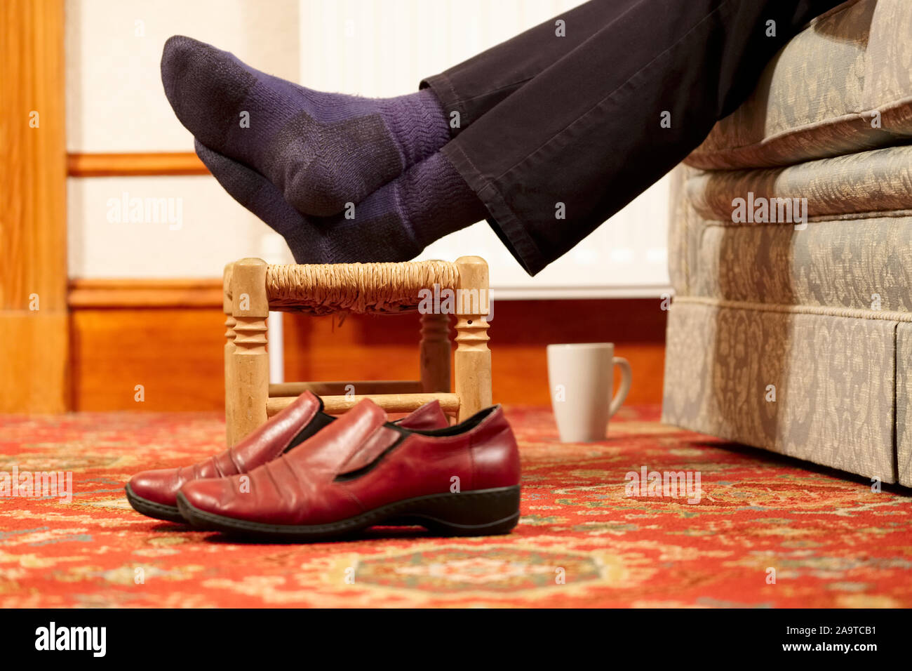 Foot stool hi-res stock photography and images - Alamy
