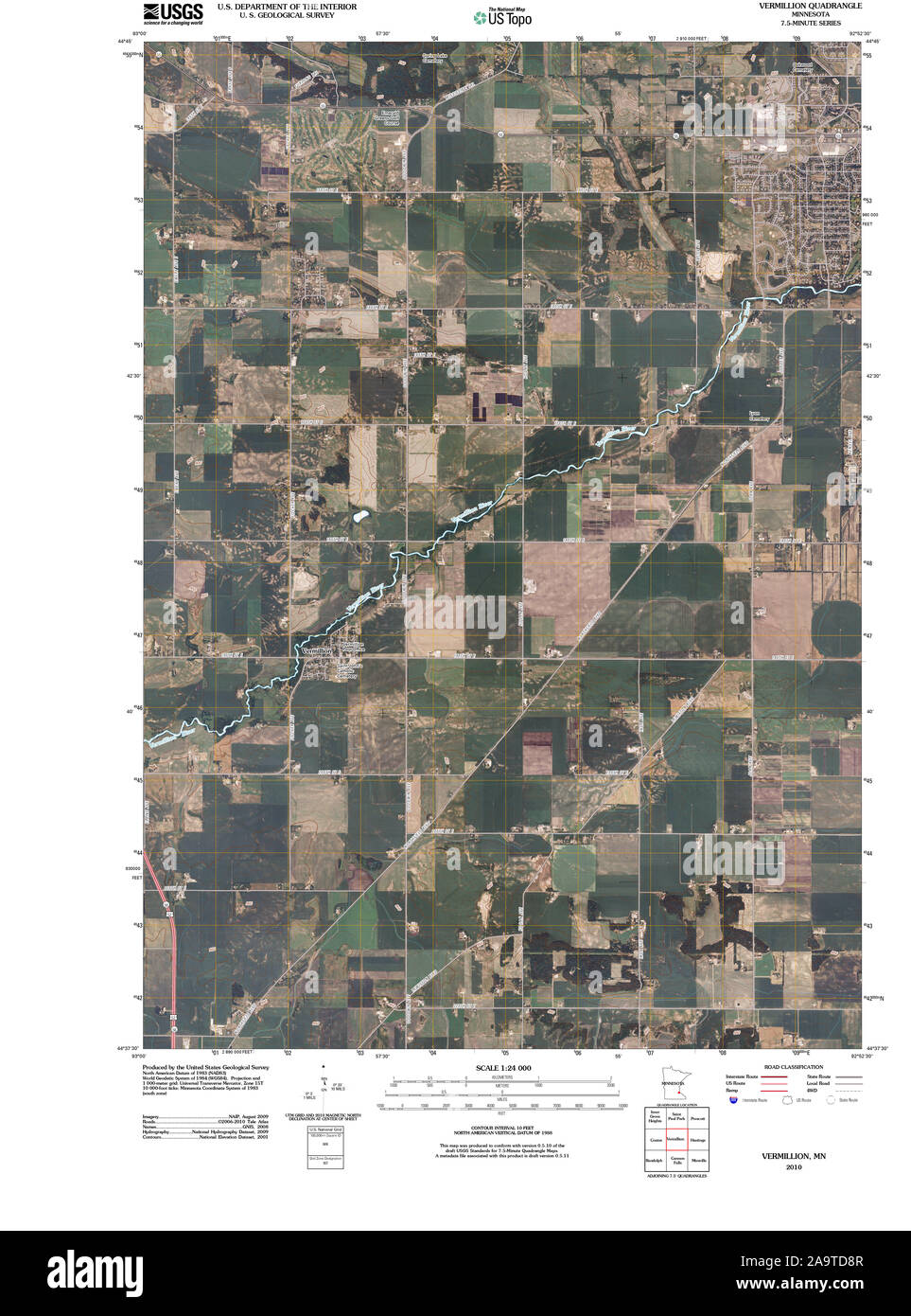 Vermillion map hi-res stock photography and images - Alamy