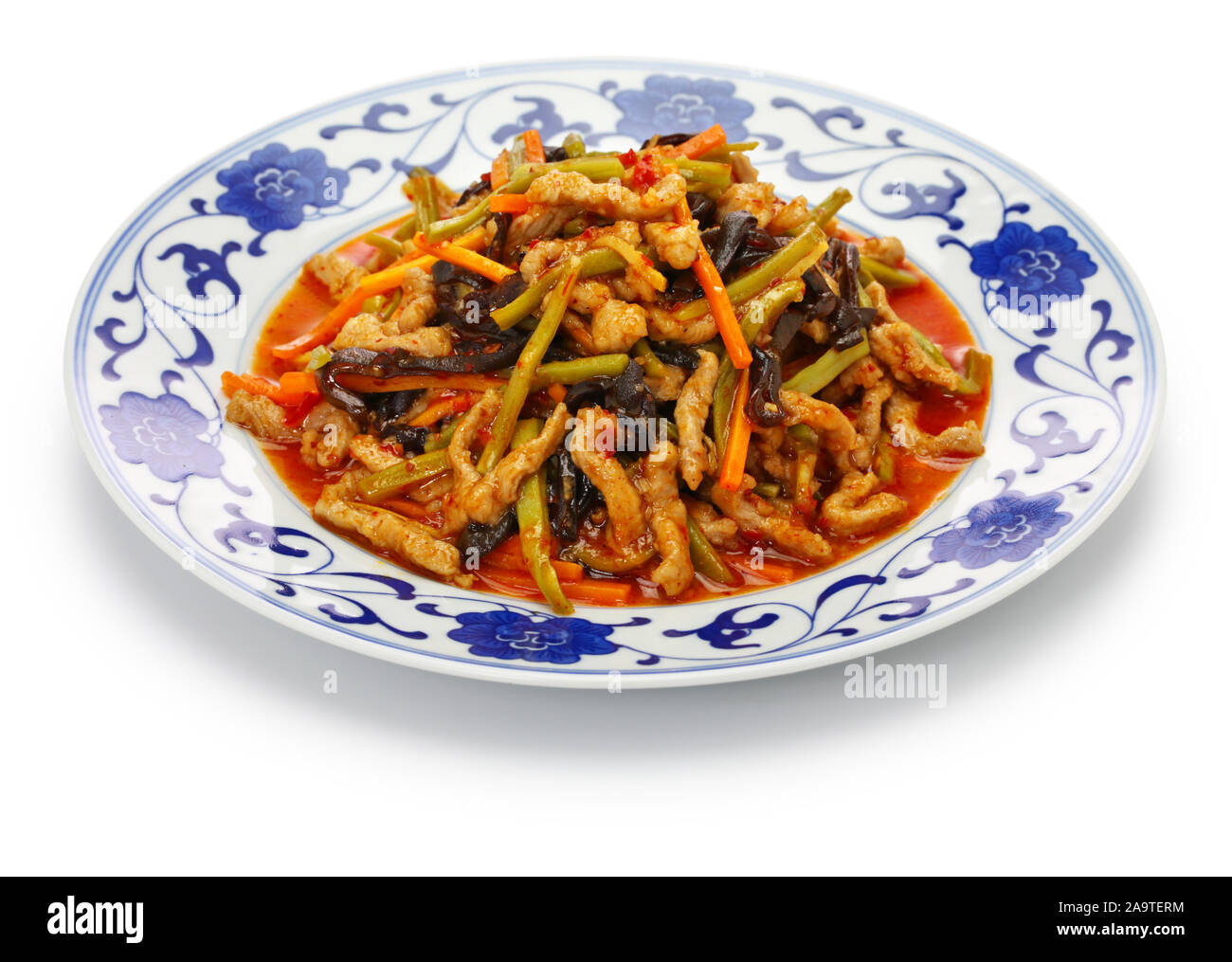 yu xiang rou si, sichuan shredded pork, chinese cuisine Stock Photo - Alamy