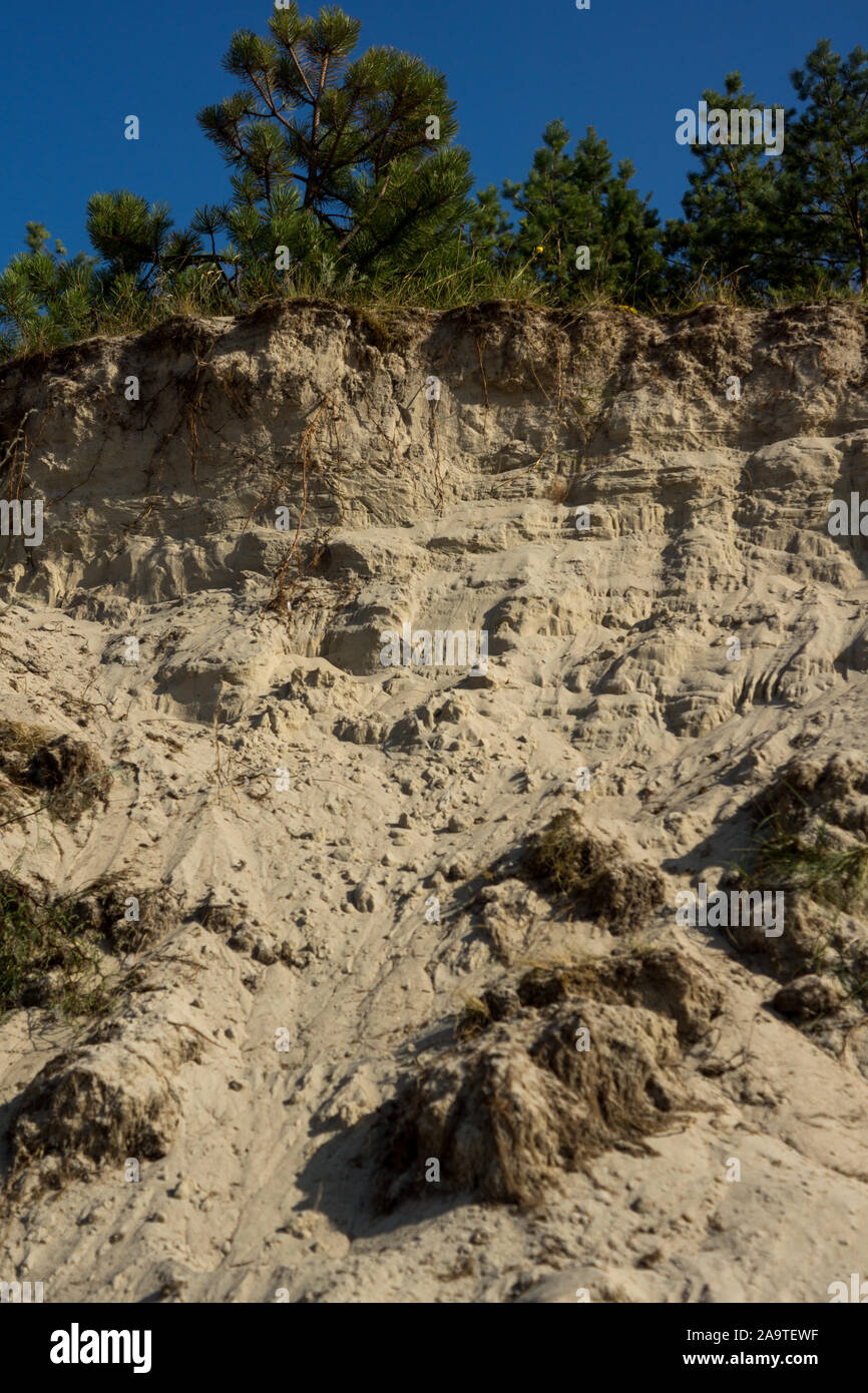 detail of layers of soil on a sand Stock Photo - Alamy